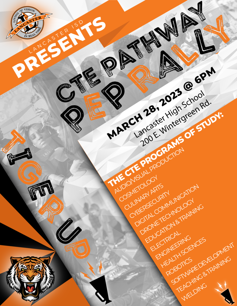 Career and Technical Education (CTE) Pathway Pep Rally | Lancaster ...
